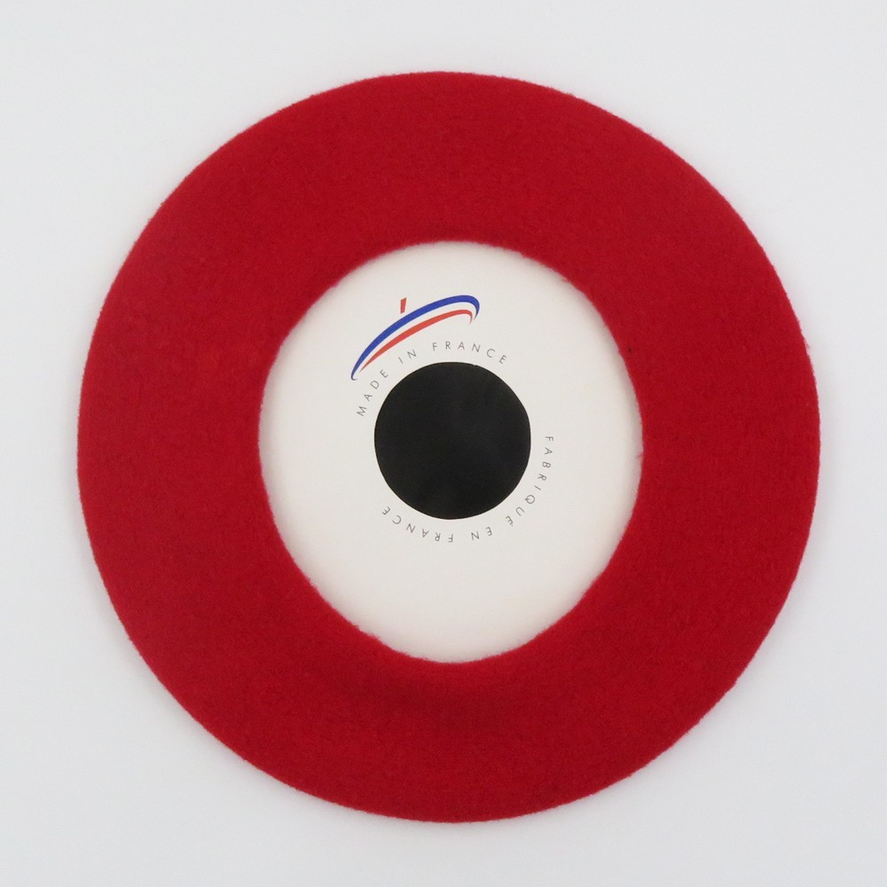 Béret mode Rouge adulte