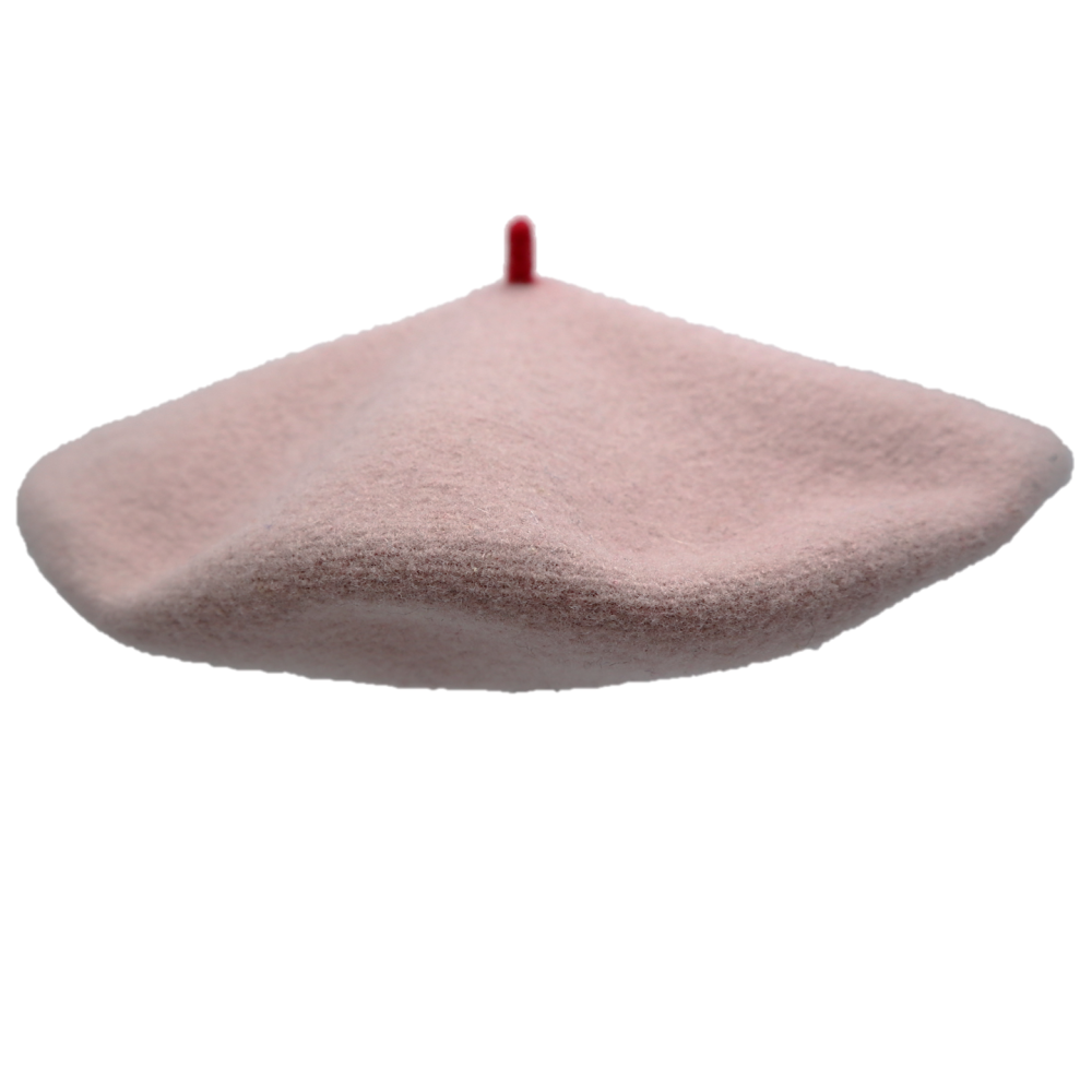 Premium Light Rose Beret Woman