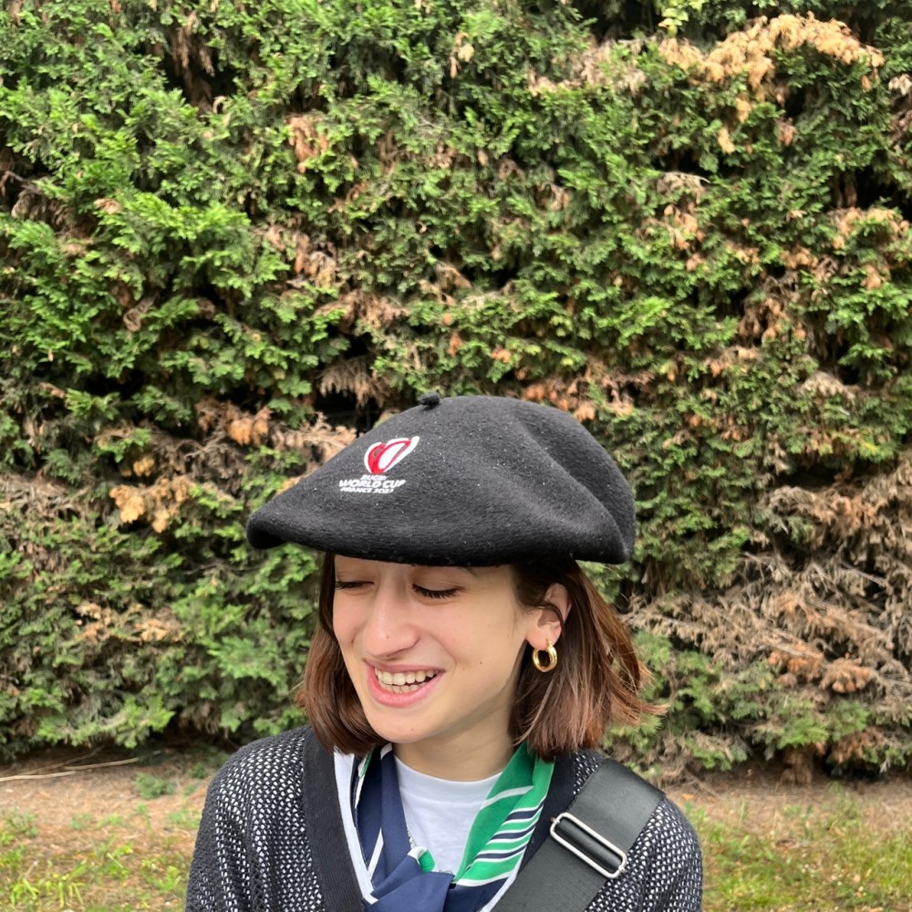 Béret standard noir coupe du monde de rugby